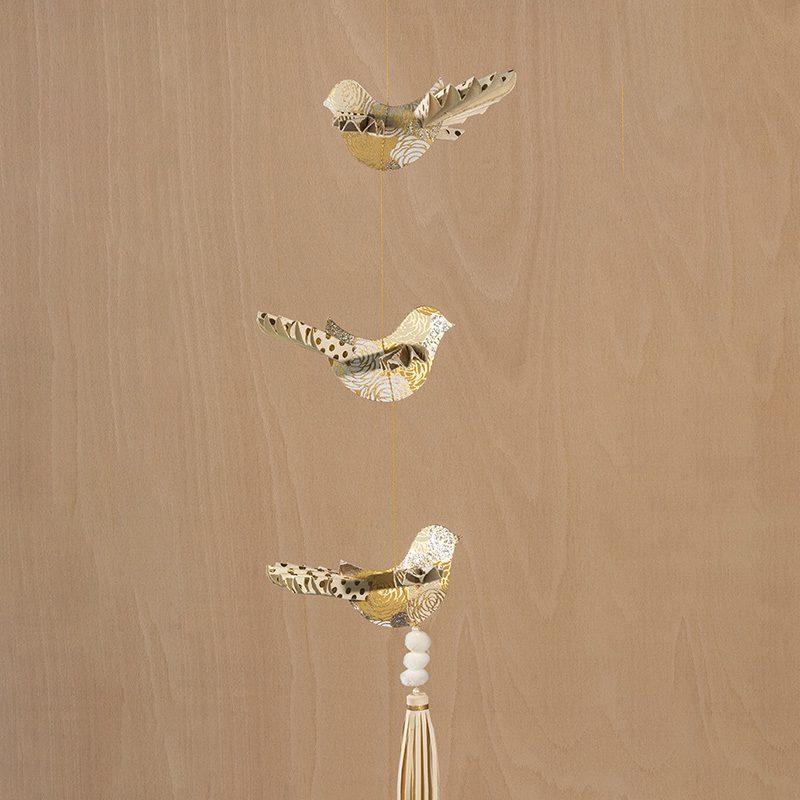 Enchanting and Vibrant Environmentally Friendly Paper Mobiles