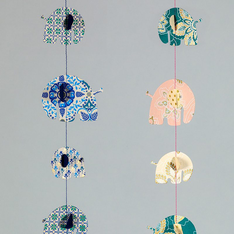 Enchanting and Vibrant Environmentally Friendly Paper Mobiles